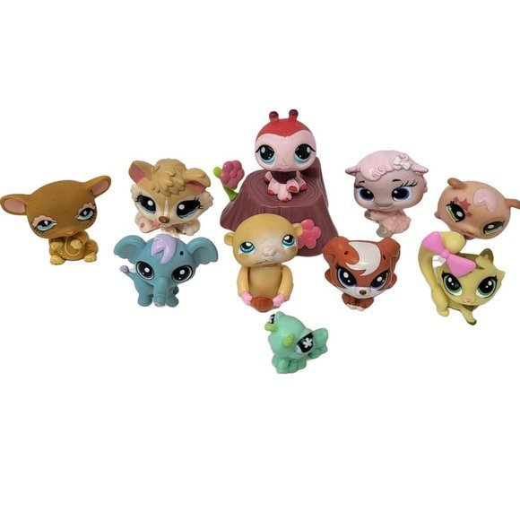 Hasbro-Littlest Pet Shop | Toys | Littlest Pet Shop Lot Cats Elephant ...